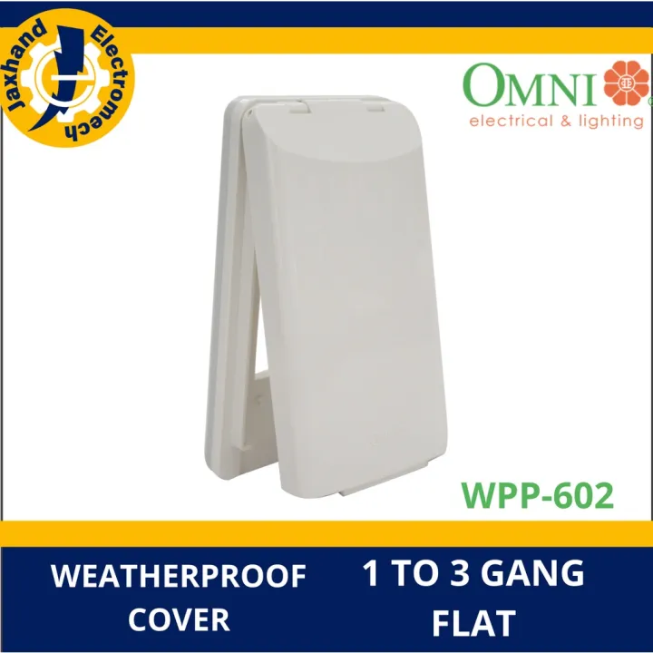 Omni Weatherproof Cover 1 to 3 Gang Flat | Lazada PH
