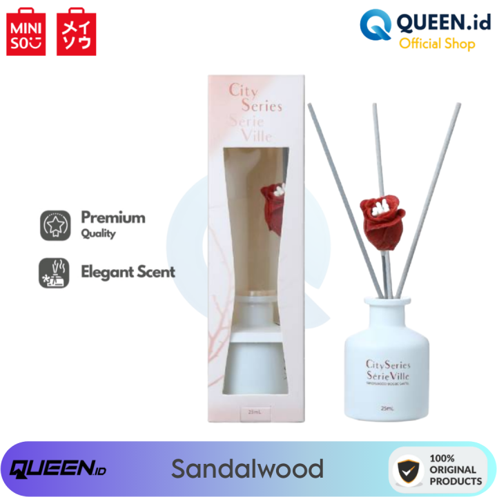 Miniso Diffuser Flower Reed Pengharum Ruangan Aromaterapi Sandalwood ...