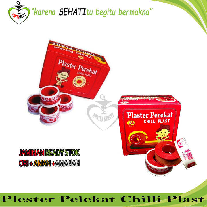 Plester Chilliplast Perekat Luka Rol Chili Plast Plester Kain Coklat ...