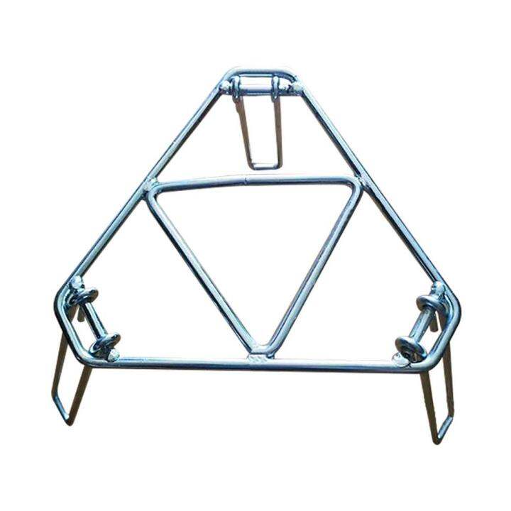 Foldable Campfire Stand Camping Bonfire Cooking Stand Stainless Steel ...