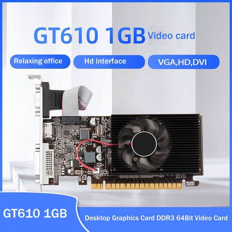 Desktop Graphics Card Graphics Card Small Chassis Graphics Card GT610 ...