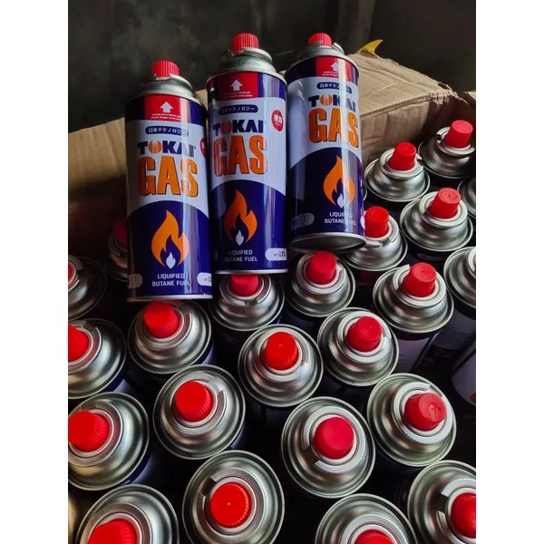 Tabung Gas LPG Kaleng merk PURITY BUTANE Tokai BRIGHT Winn Gas HI COOK ...