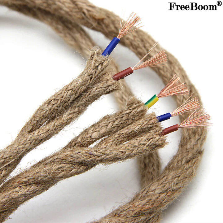 Rope Electrical Wire 2 Core 3 Core R Style Copper Vintage Lamp Line ...