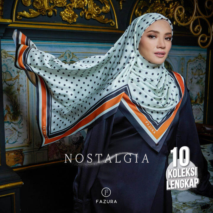 FAZURA Tudung Black Label Nostalgia Collection (10 designs) | Lazada