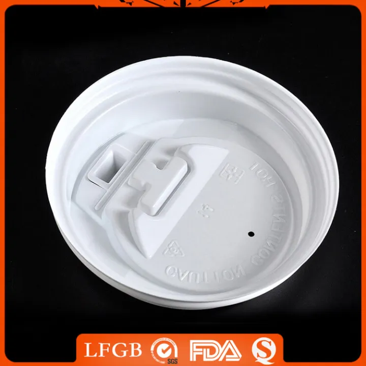 Paper cup lid disposable coffee paper cup with lid 12/14/16 oz paper ...