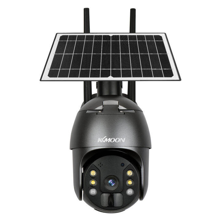 KKmoon 4MP Wireless Solar Panel Security Camera Outdoor Waterproof ...