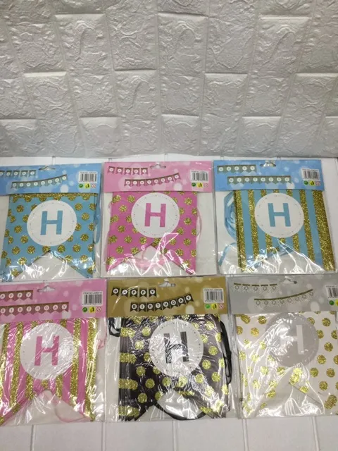 Hbd banner polka and stripe | Lazada PH