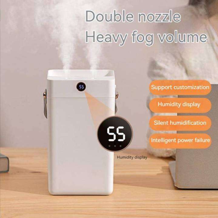 Domestic humidifier humidity display water-added air treatment fog 3L ...
