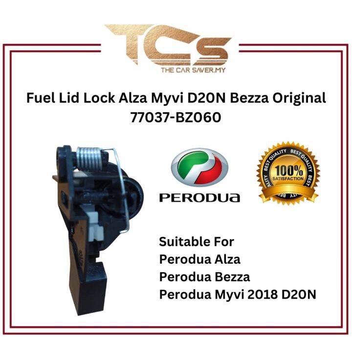 Fuel Lid Lock Alza Myvi D20N Bezza Original 77037-BZ060 | Lazada