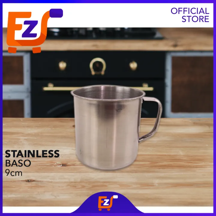 EZ DEAL Unibest 9cm Stainless Steel Baso with handle | Medium | Lazada PH