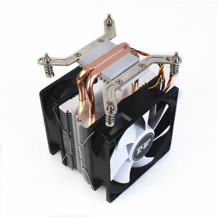 Cpu Heatsink Fan RGB 2 Heatpipe 3/4Pin With Pwm 90Mm For Intel X79 X99 ...
