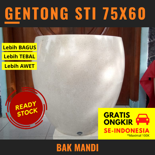 Bak Mandi Gentong Besar Unik Marmer Minimalis Traso Teraso Terrazo ...