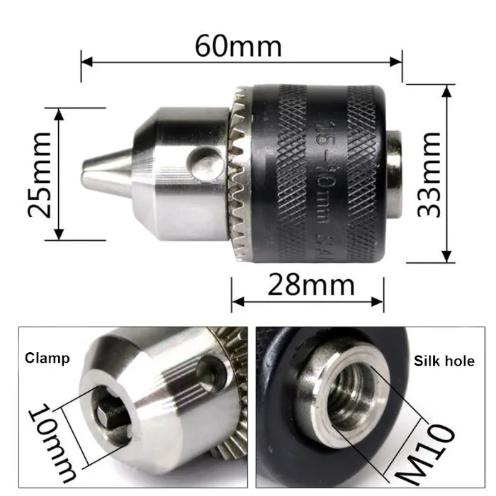 Chuck Bor Di Gerinda Tangan Head Drill Chuck Kepala Bor Jadi Gerinda ...