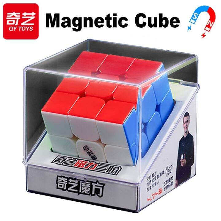Qiyi Magnetic Magic Cube 3X3x3 Professional 3X3 Magnet Rubick Speed ...