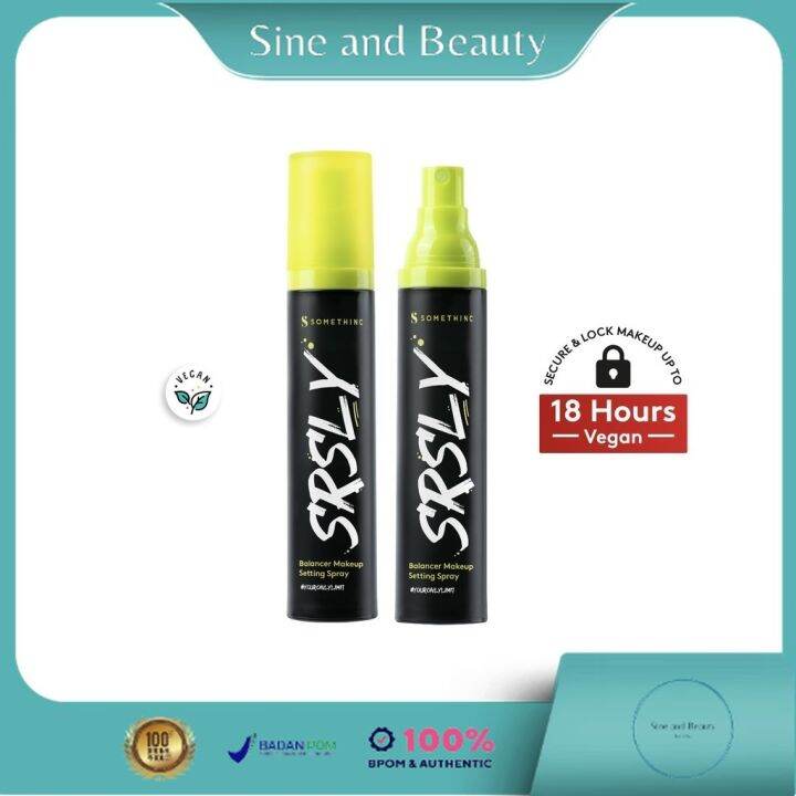 SOMETHINC SRSLY Balancer Make Up Setting Spray - Make Up Tahan Lama ...