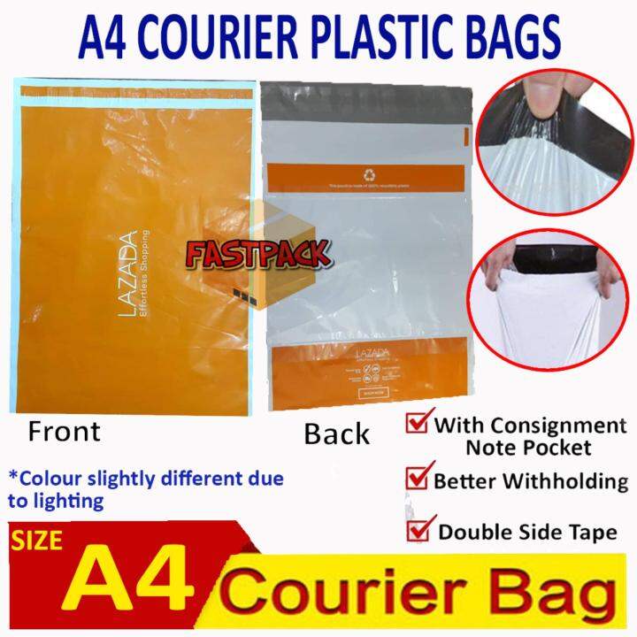 A4 size ( With pocket ) Courier plastic Flyer pouch Mailer Bag Packing ...