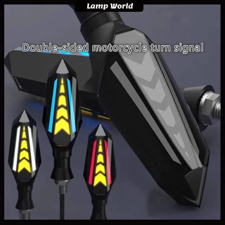 2pcs Universal LED Signal Lamp Sequential Flowing Flash Indicator ...