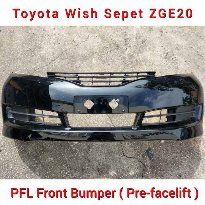 🇯🇵🇯🇵 Toyota Wish Sepet ZGE20 PFL Front Bumper ( Pre-facelift ) / Bumper ...