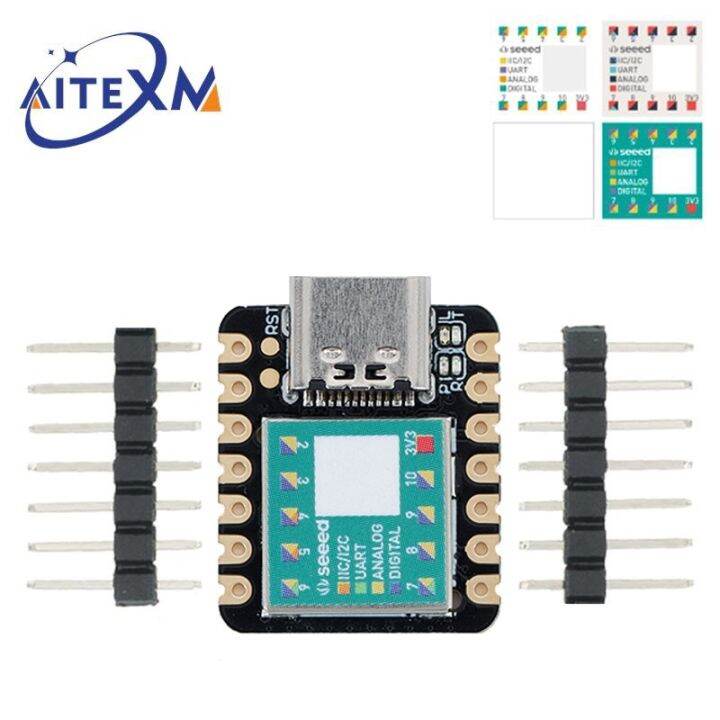 บอร์ดไมโครคอนโทรลเลอร์ Type-C Seeeduino XIAO SAMD21 Cortex M0 48MHZ SPI I2C สําหรับ Arduino NANO ...