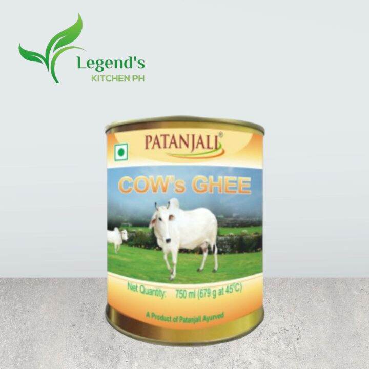Patanjali Cow's Ghee| Clarified Butter| Pure Cow Ghee| 750ml | Lazada PH