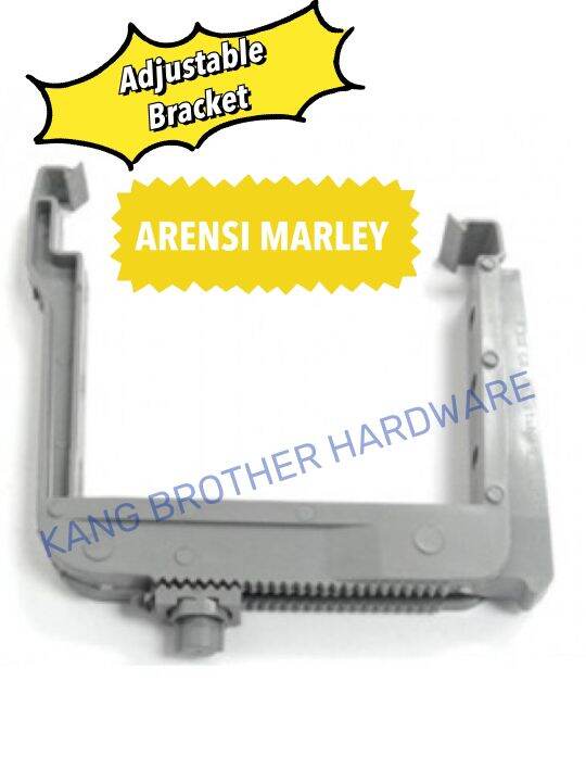 ARENSI-MARLEY F300 GUTTER ADJUSTABLE PVC BRACKET(PVC RAINWATER GUTTER ...
