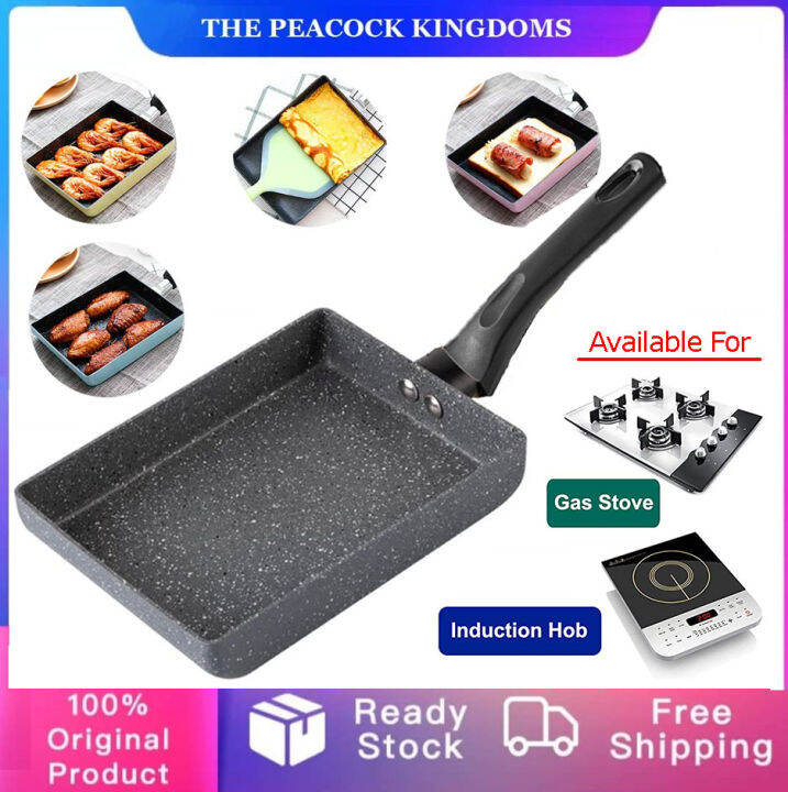 Japanese Square Pan Tamagoyaki Periuk Mini Japanese Non-stick Pan Thick ...