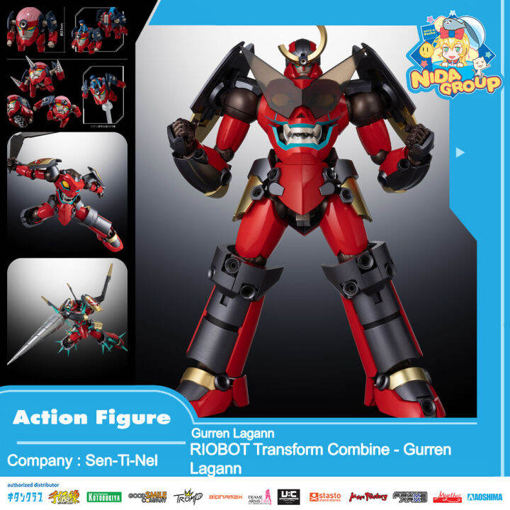 [Action Figure] RIOBOT Transform Combine - Gurren Lagann - Gurren ...