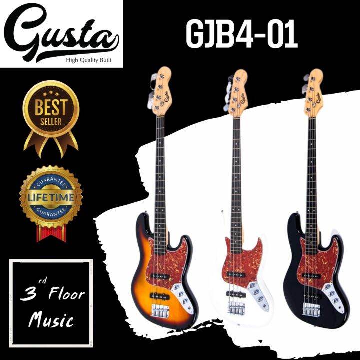 (มีของแถมพิเศษ) Gusta GJB4-01 เบส 4 สาย | Lazada.co.th