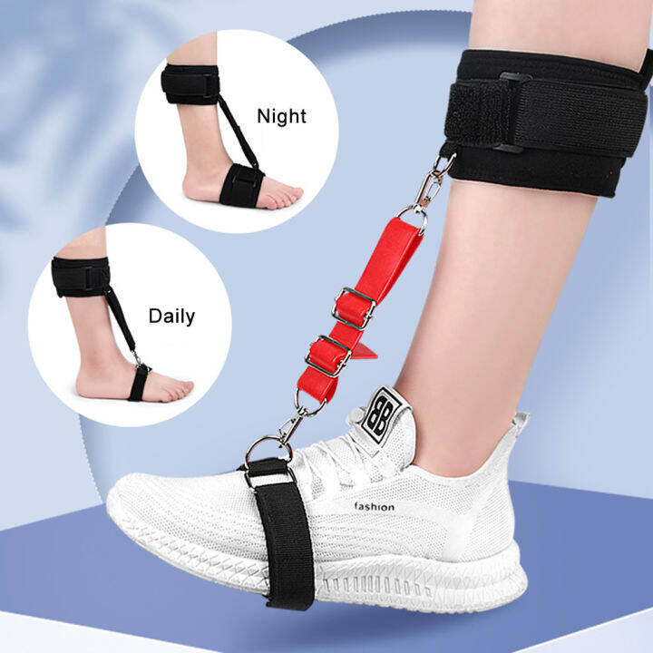 Plantar Foot Brace Support Adjustable Correction Rehabilitation Fixed ...