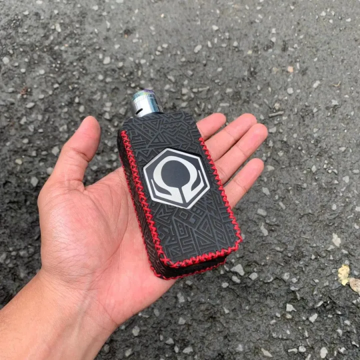 Case Vape Leather Sleeve Hexohm Full Enggrave Dengan Lubang Logo Hexohm ...