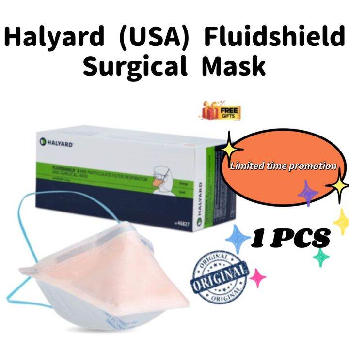 [READY STOCK] 1PCS Halyard Fluidshield Level 3 N95 particulate filter ...