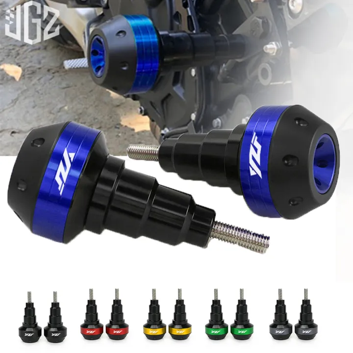 YZF Motorcycle CNC Exhaust Frame Sliders Anti-collision Crash Protect ...