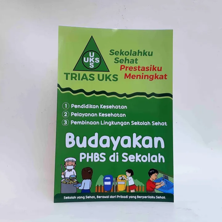 Poster Sekolah - Poster UKS, Poster Trias UKS (Ver 03), Laminating ...