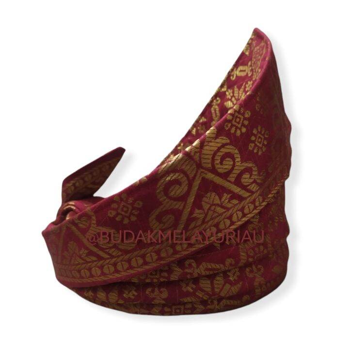 TANJAK MELAYU PREMIUM HIGH QUALITY IKAT BALONG RAJA FULL SONGKET SIMPUL ...