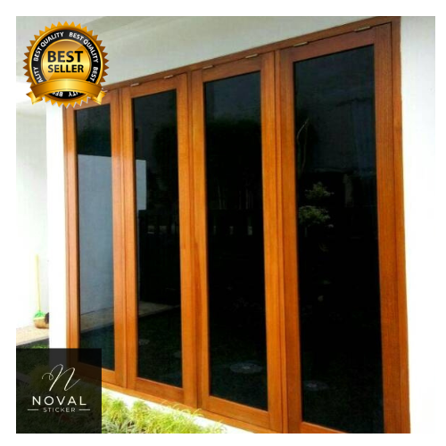 kaca film riben, penolak panas matahari, stiker kaca gelap, sticker ...