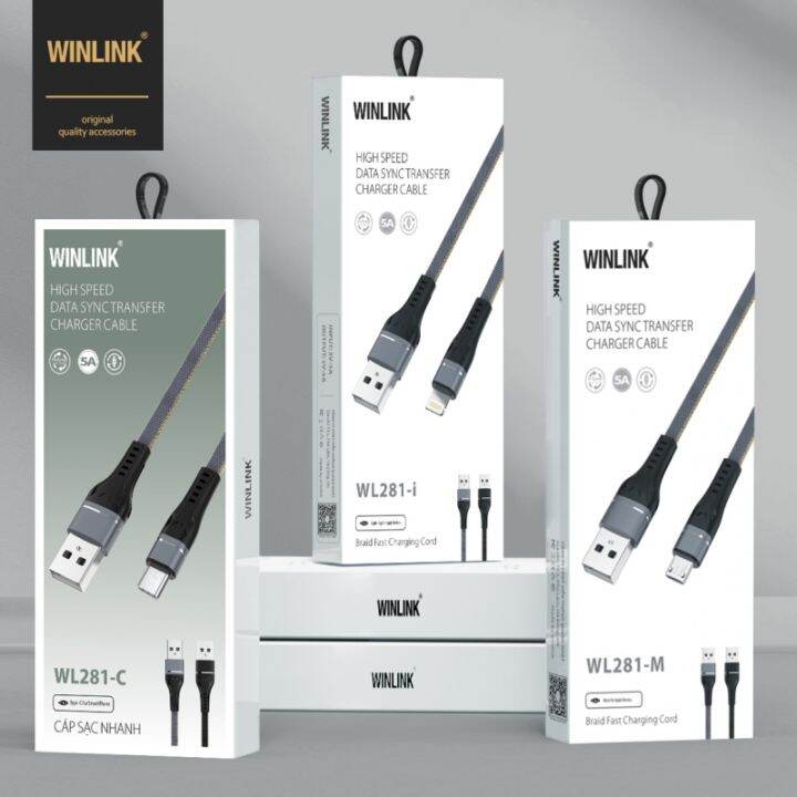 Dây Cáp Sạc Chống Đứt Chính Hãng Winlink Bảo Hành 12 Tháng 1 Đổi 1 ...