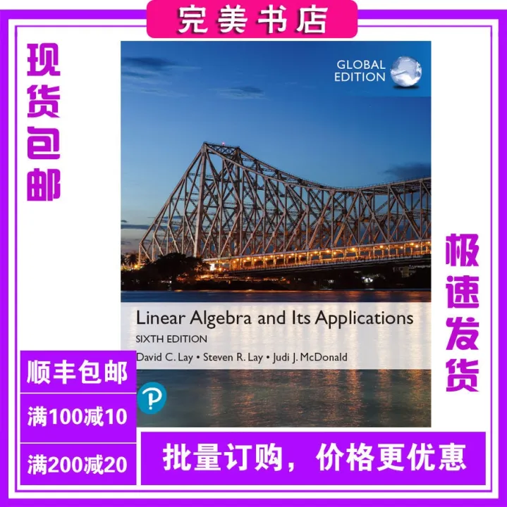 Physical book/Linear Algebra and Its Applications of 6 th Global Editio ...
