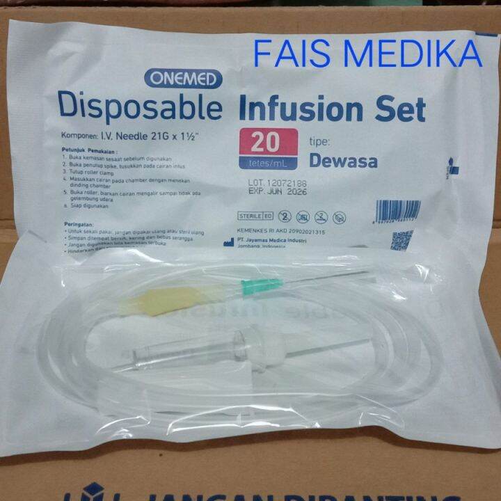 Infuset Dewasa Onemed Infuset Onemed Ecer | Lazada Indonesia