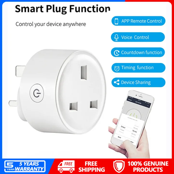 Wifi Smart Plug Socket Remote Control Timer For Home Alexa And Google ...