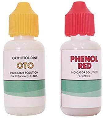 Jet-Flo Pool Test Kit Refill - 2-Bottles only for Chlorine and pH level ...