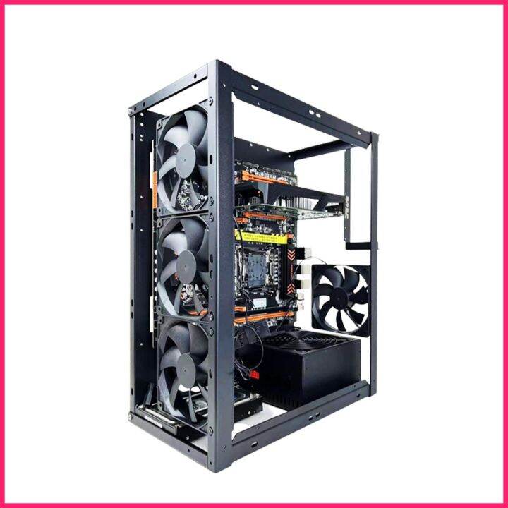Stackable Open Chassis Rack Stackable PC Computer Case with Good Heat ...