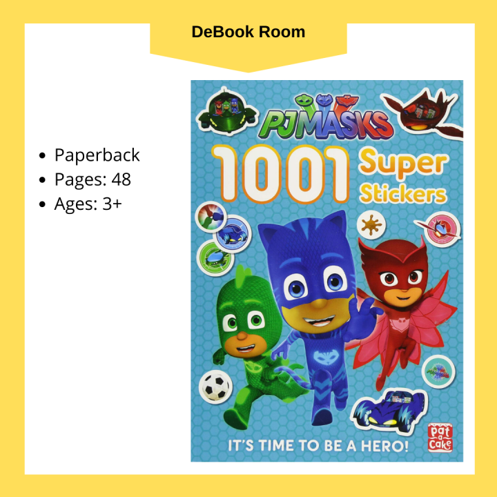PJ Masks 1001 Super Stickers Children's Sticker Activity Book | Lazada
