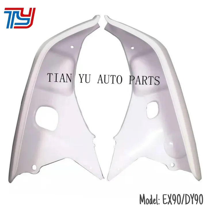 DEMAK ORIGINAL EX90 SHIELD L. & R. LEG NEW MODEL KEPAK COVER PUTIH ...