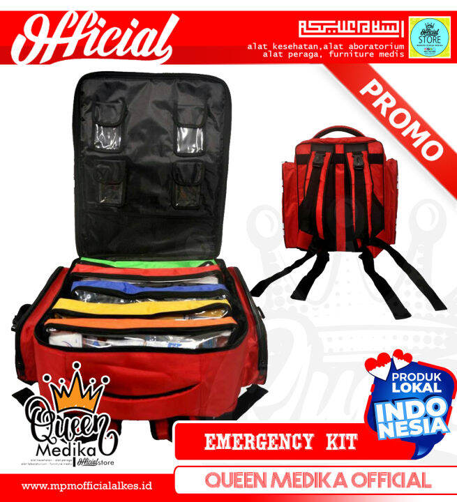 Tas Emergency Kit Jumbo / Tas Ransel First Aid Kit / type A | Lazada ...
