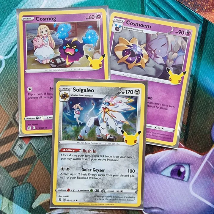 Pokemon TCG Singles (Original PTCG) Celebrations : Cosmog, Cosmoem ...