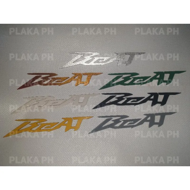 Honda Beat V2 emblem Sold by 2 pcs | Lazada PH