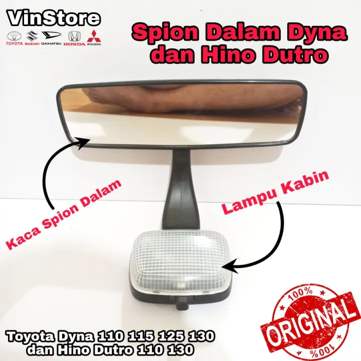 Kaca Spion Dalam dan Lampu Kabin Dyna Hino Dutro Original Quality ...