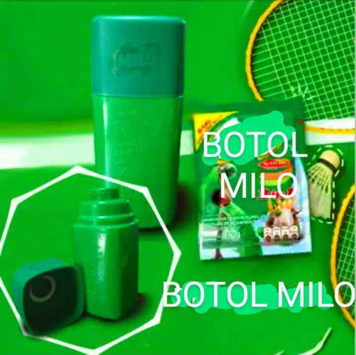 Botol minum MILO / Botol MILO/Botol minum hijau | Lazada Indonesia