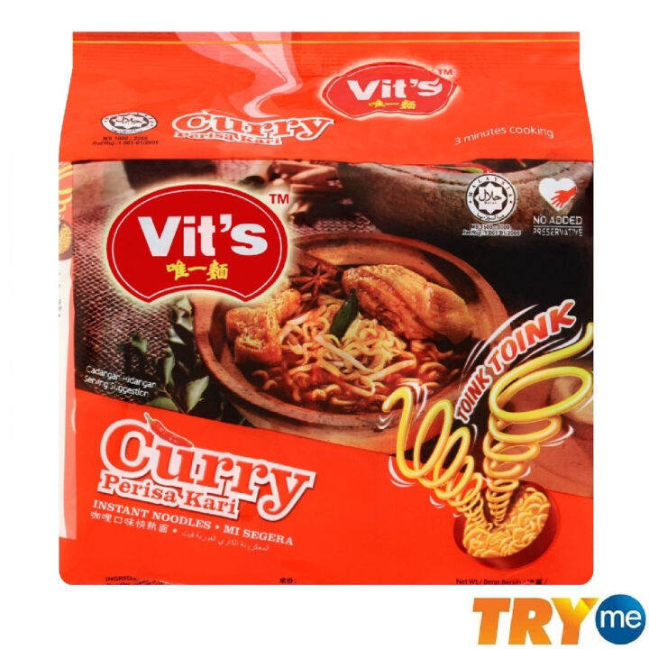 Vit's Instant Noodles - Curry (5 x 78g) | Lazada