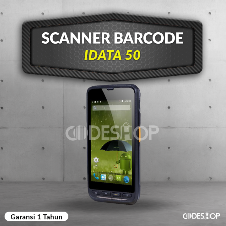 Mobile Barcode Scanner iData 50 Android Scan Imager 2D PDT Wifi NFC | Lazada Indonesia